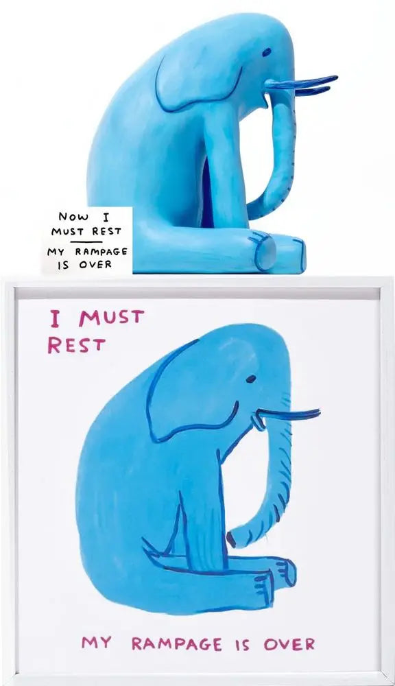 Buy David Shrigley Sculpture | I Must Rest My Rampage Is Over ...