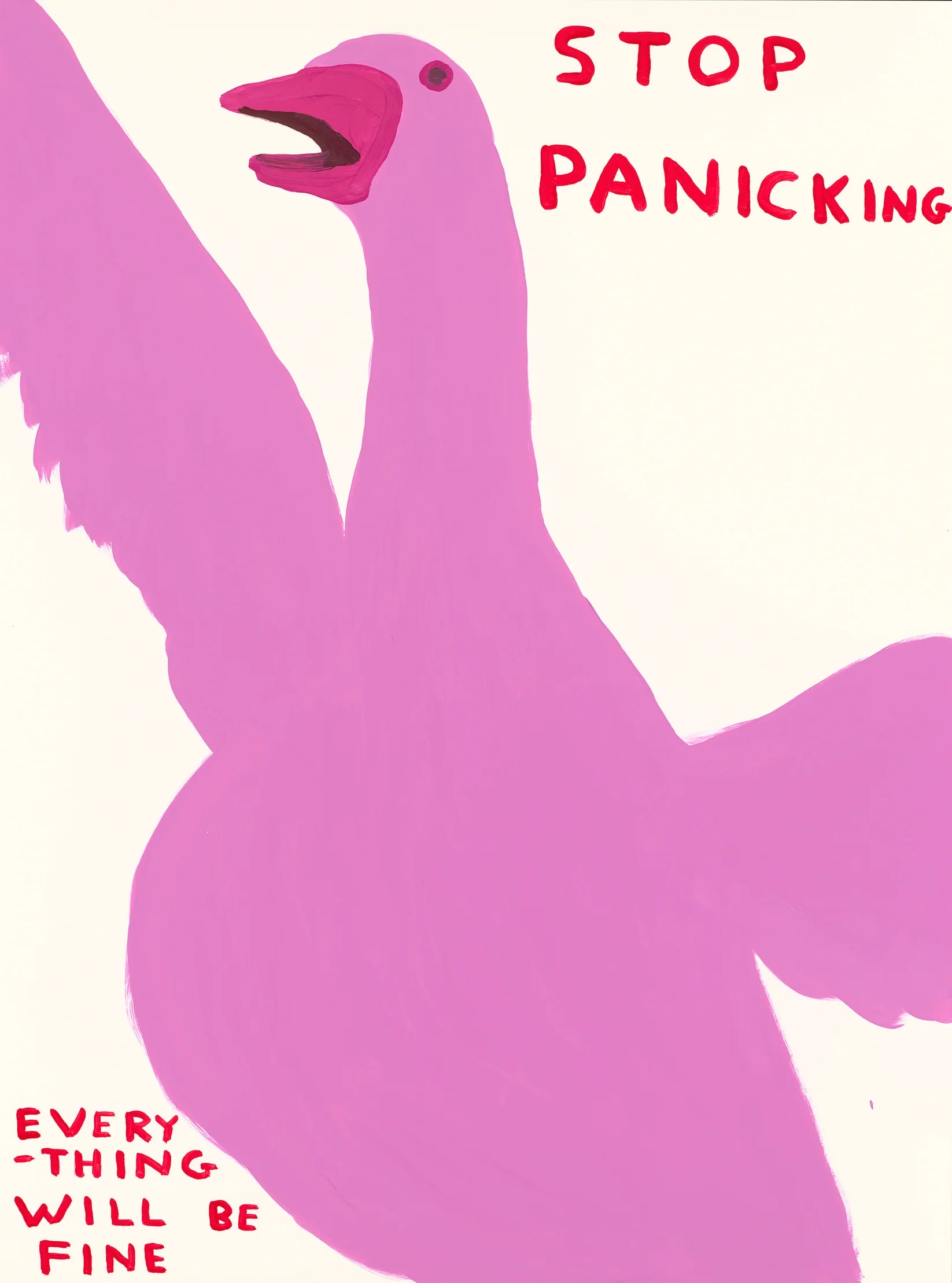David Shrigley, Stop Panicking, 2021 – Smolensky Gallery
