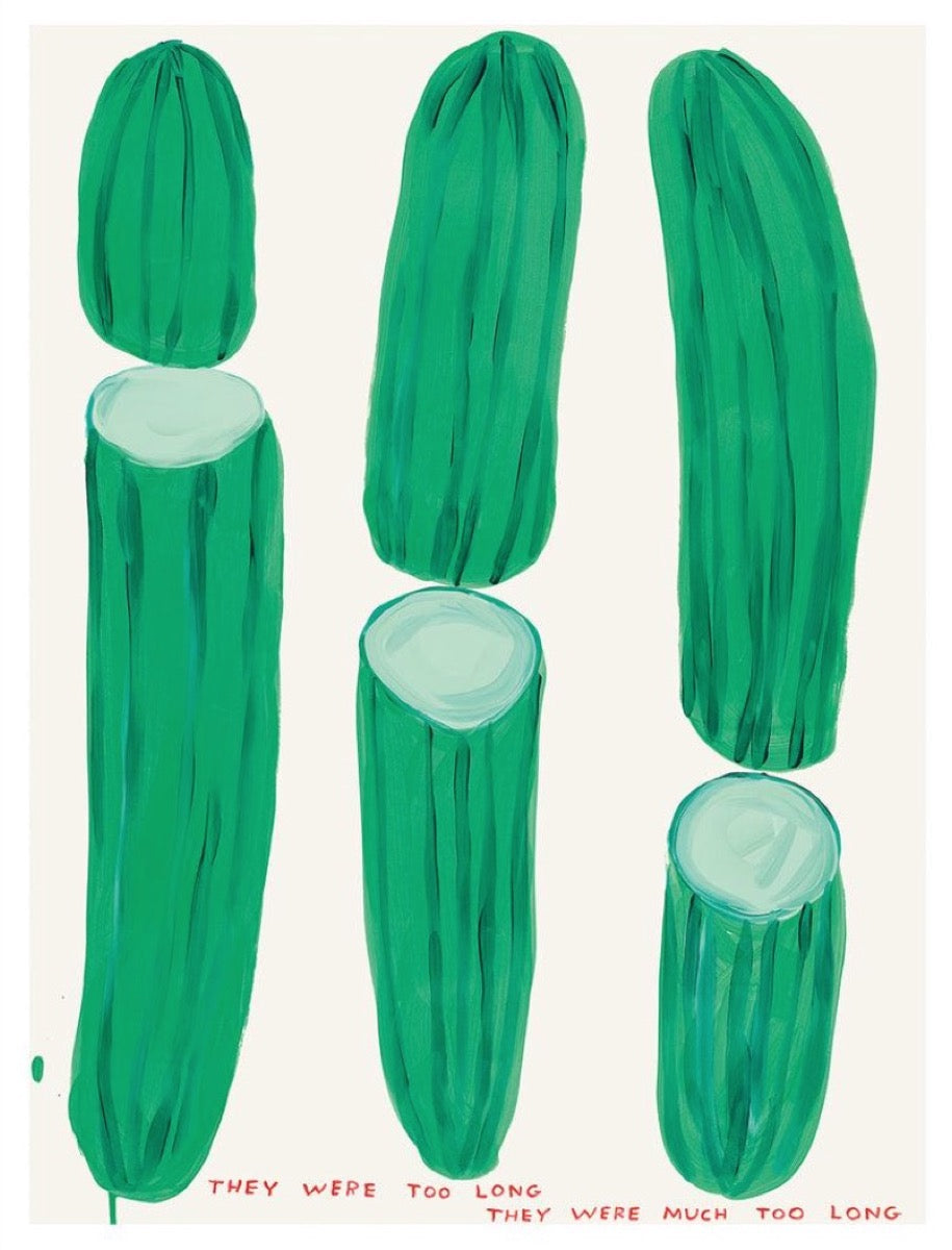 Buy David Shrigley Prints | They Were Too Long, 2020 | Framed Wall Art ...
