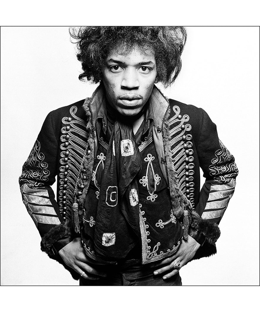 Gered Mankowitz, Jimi Hendrix with hands on hips, 1967 – Smolensky Gallery