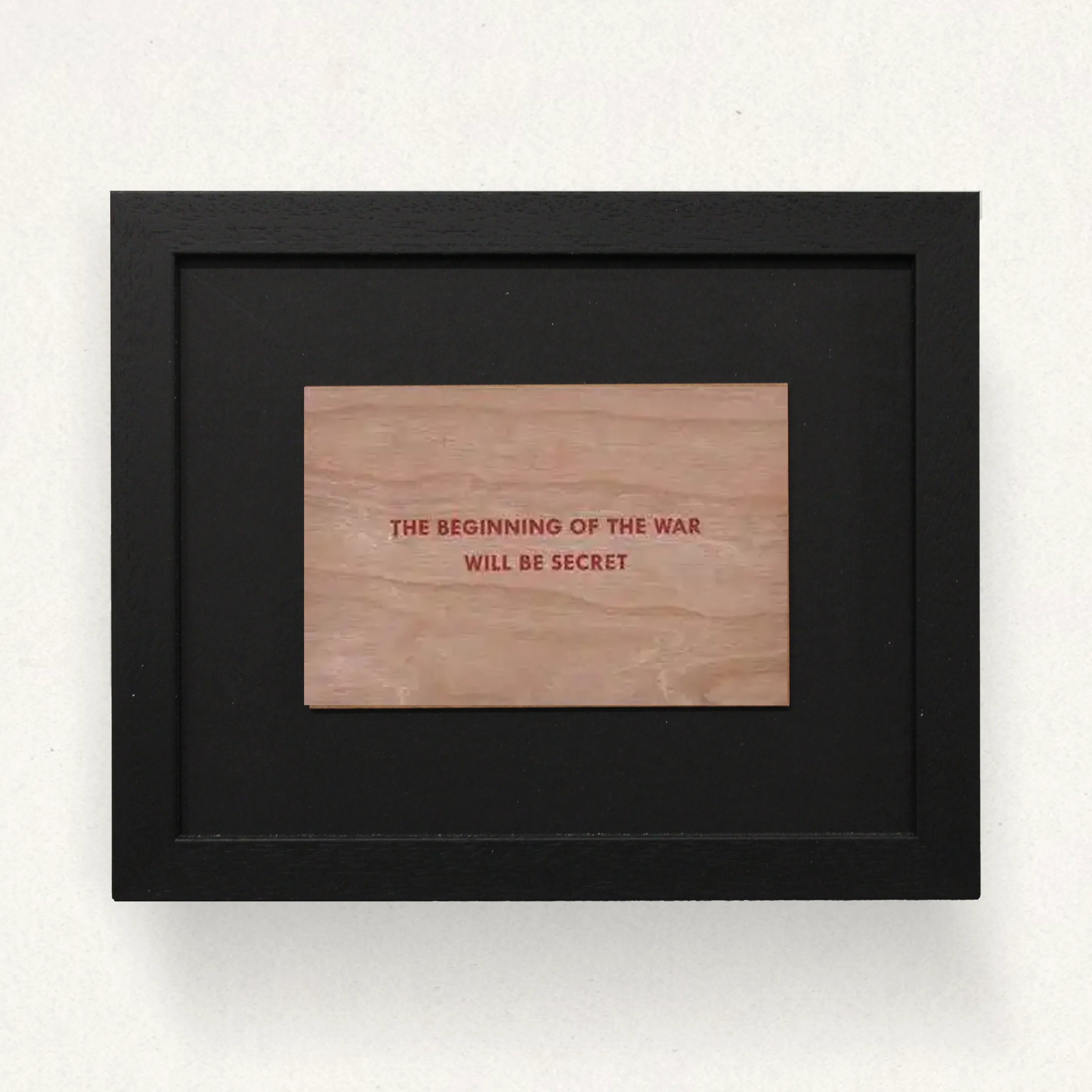 Jenny Holzer, Survival 'The Beginning of the War Will Be Secret', 1983 ...