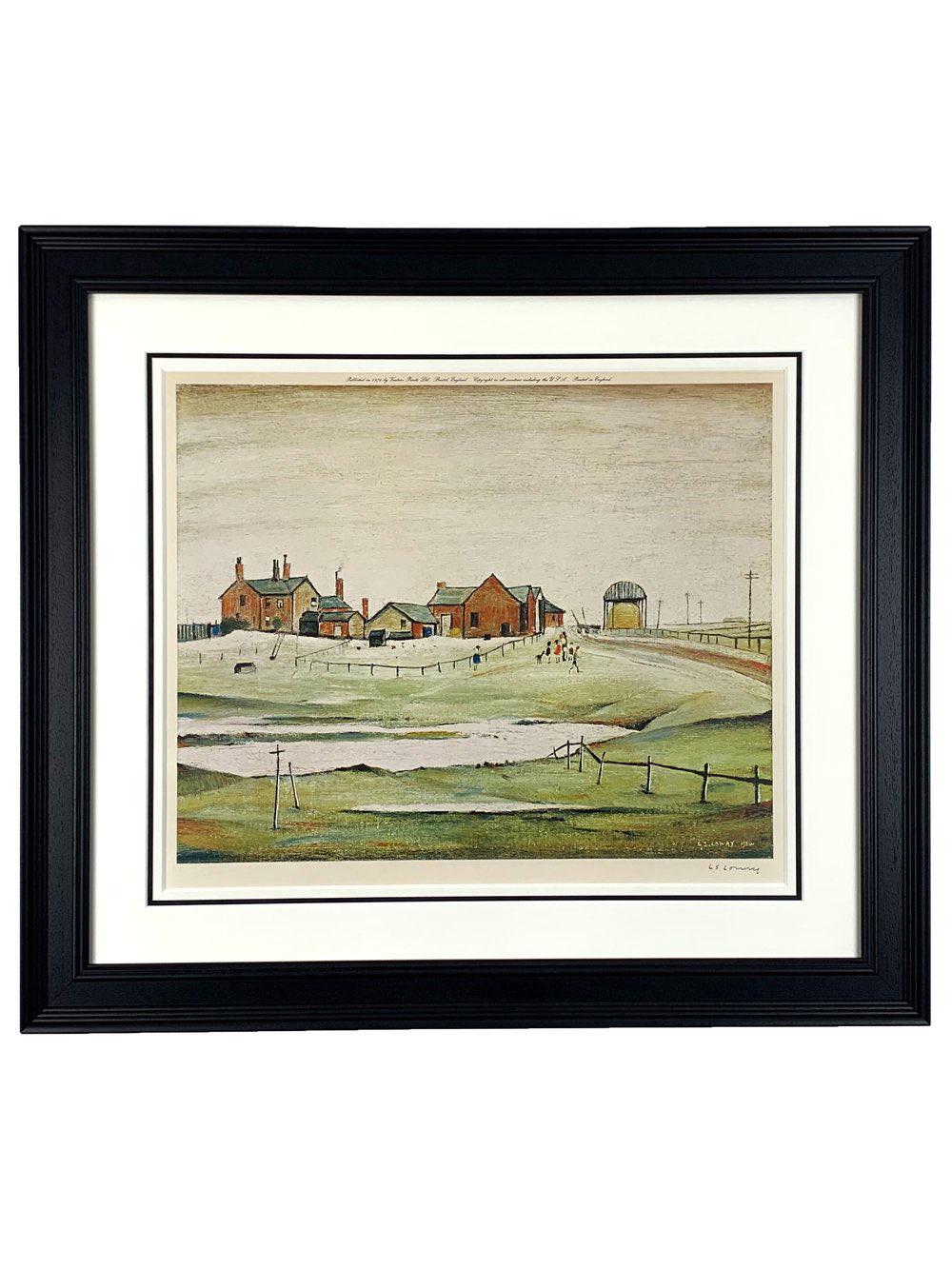 L.S. Lowry, Landscape With Farm Buildings, 1974 – Smolensky Gallery