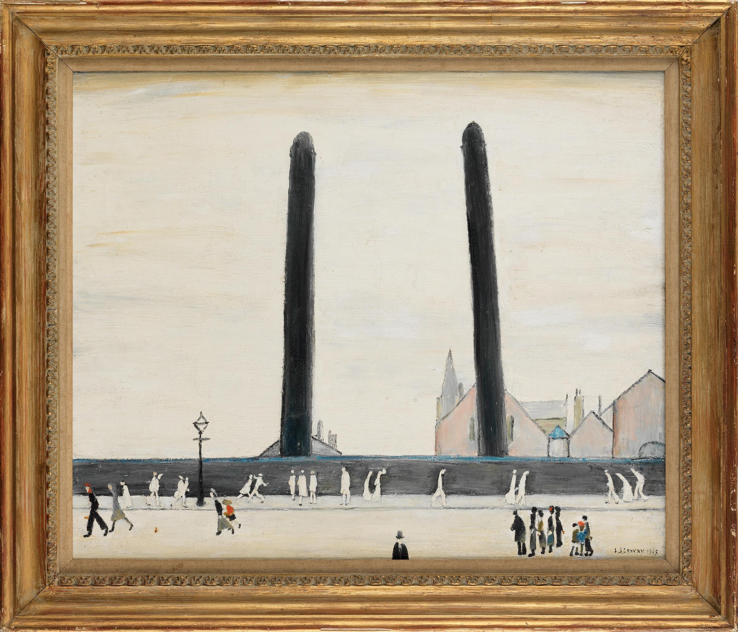 L.S. Lowry, Street Scene, 1965 – Smolensky Gallery