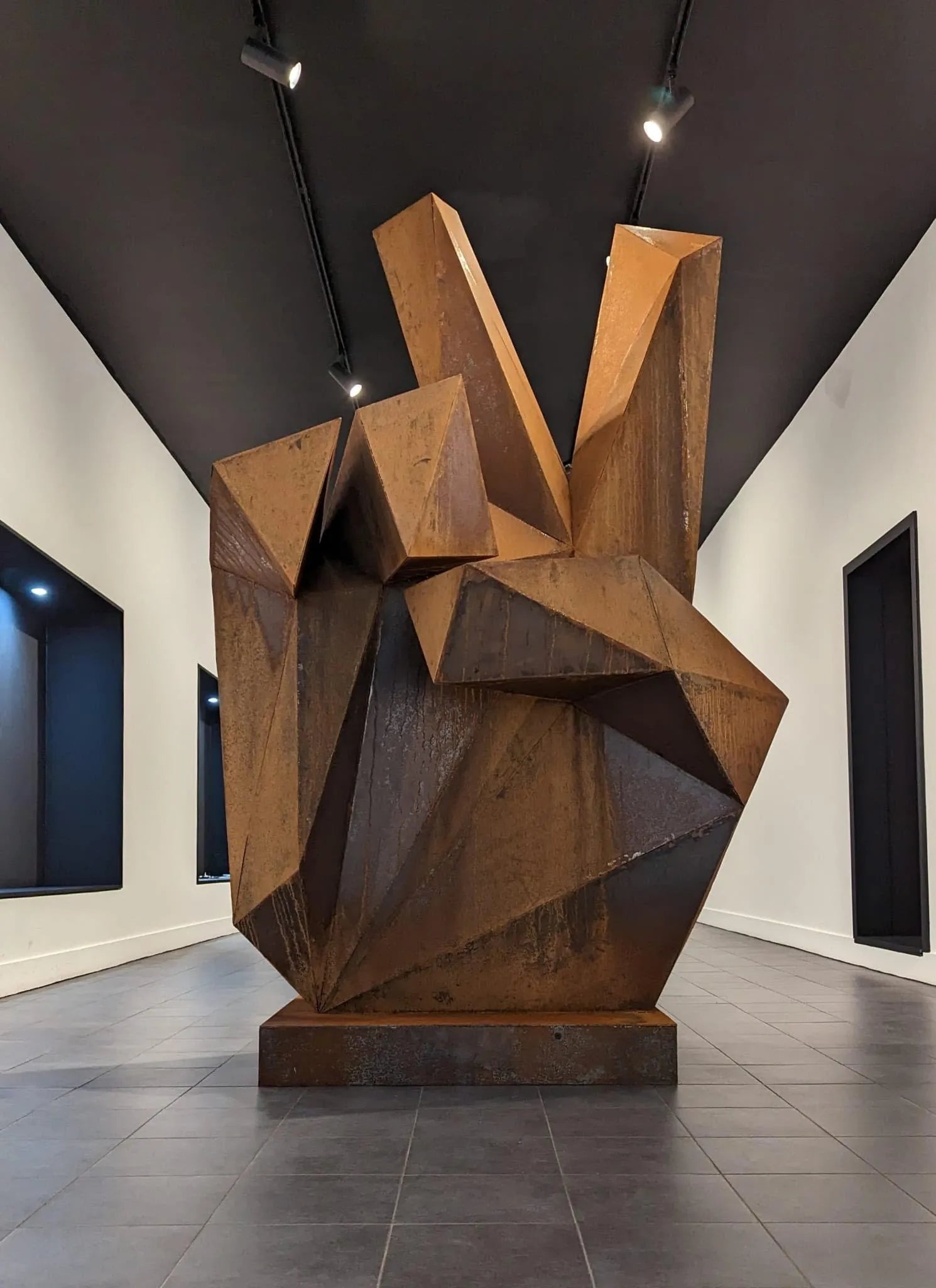 Liam Hopkins Sculpture Irony of Gesture – Smolensky Gallery