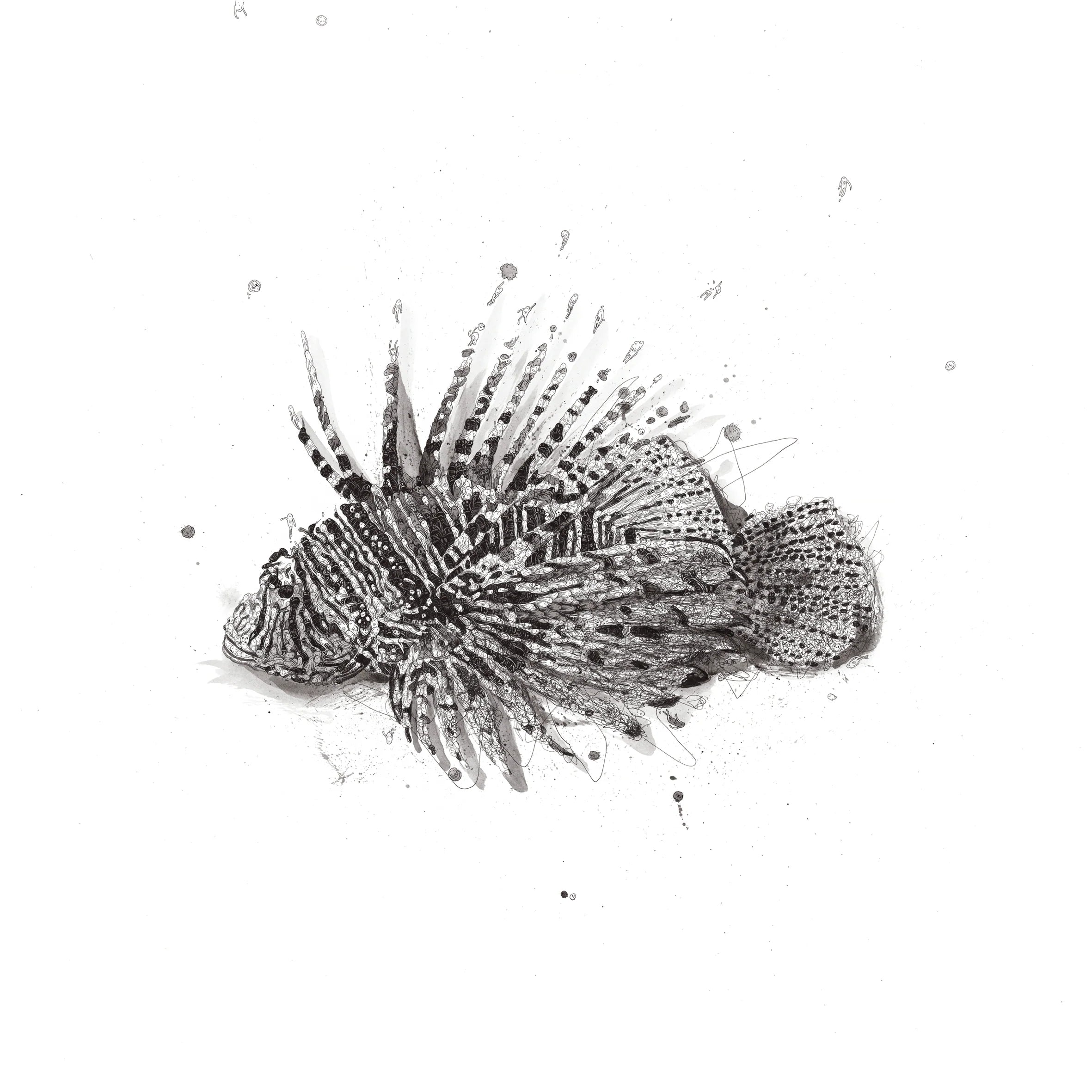 Richard Berner, Lionfish of Destiny (Signed) – Smolensky Gallery
